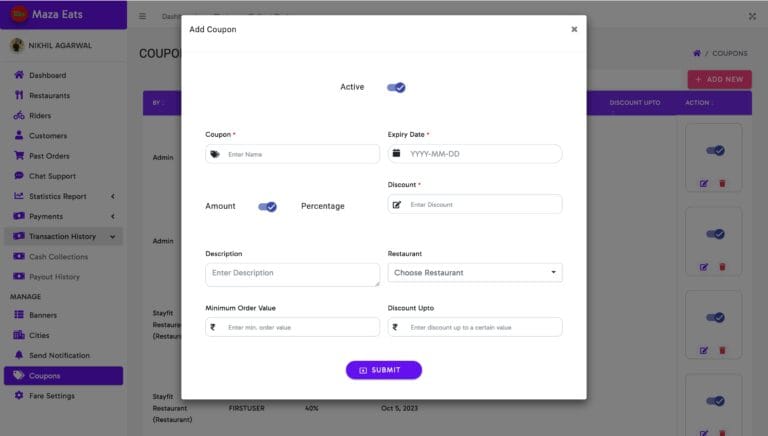 Ionic 8+ Food Delivery Apps, Angular 19+ Admin Panel with Firebase ...